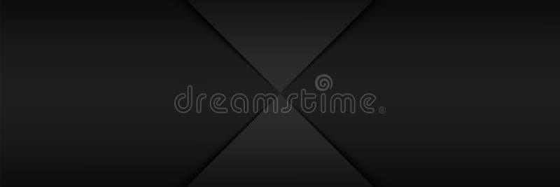 Vector Header with Black and Grey Overlapped Arrows. Abstract Modern ...