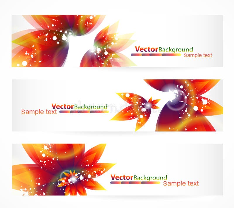 Vector Header with Place for Text Stock Vector - Illustration of meadow ...