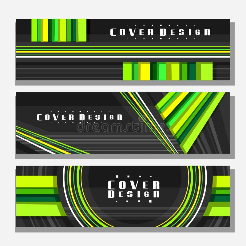 Vector set of headers stock vector. Illustration of collection - 19302317