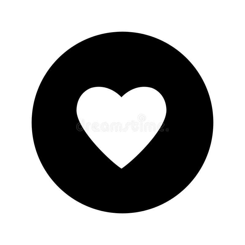 Vector Heart Icon. Logo. Pictogram Stock Vector - Illustration of ...