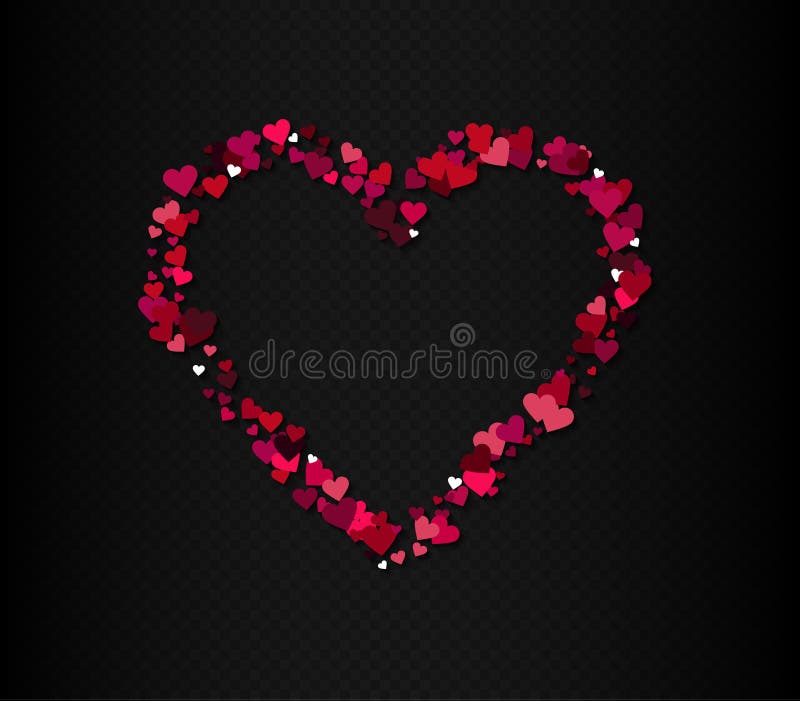 Dark Heart Shaped Frame Stock Illustrations – 147 Dark Heart Shaped ...