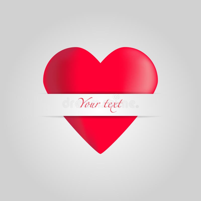 Vector heart with text stock vector. Illustration of gradient - 30376077
