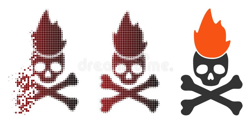 Pixel Art Hell Background Detailed Vector Illustration Stock Vector ...