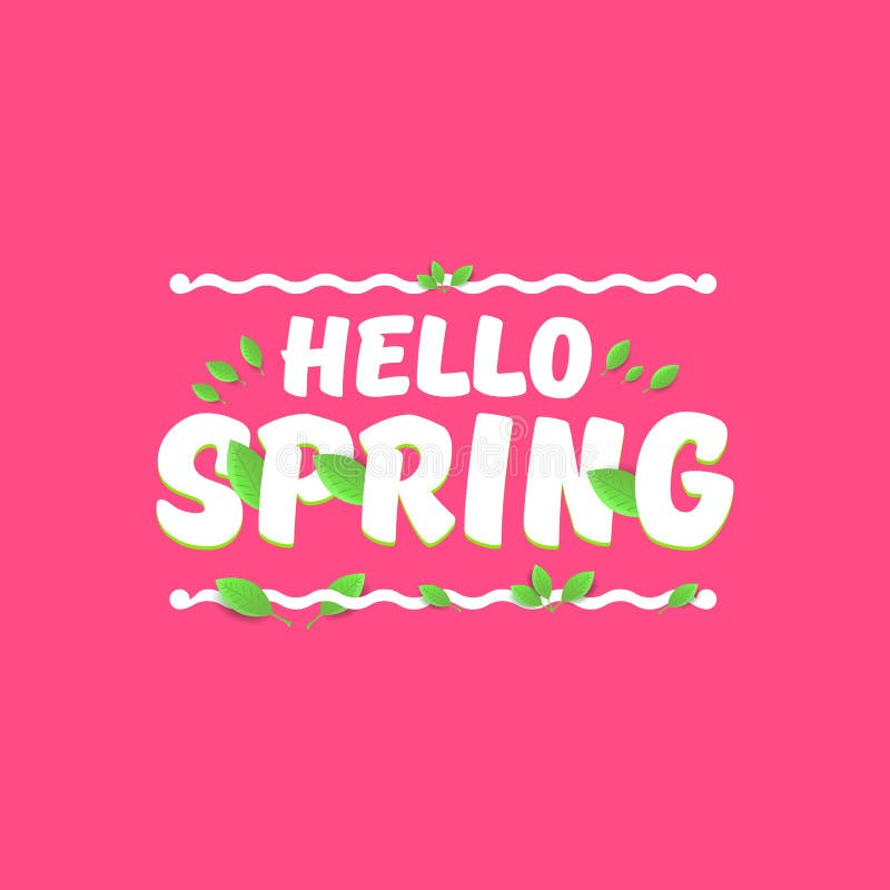 Spring Slogan Stock Illustrations – 4,839 Spring Slogan Stock ...