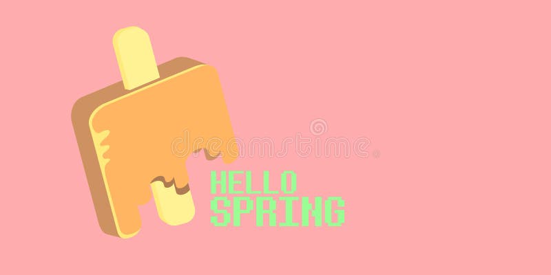 Vector Hello Summer Background. Hello Summer Vector Illustration on ...