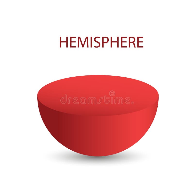 Vector Hemisphere with Gradients and Shadow for Game, Icon, Package ...