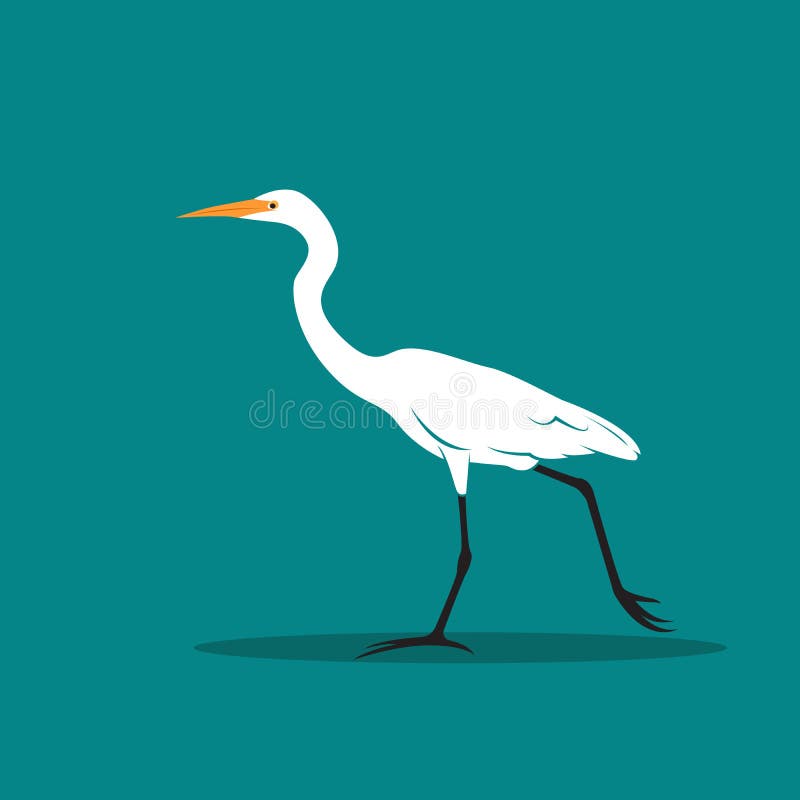 Egret Stock Illustrations – 2,497 Egret Stock Illustrations, Vectors ...
