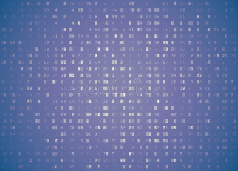Vector Binary Code Green Background. Big Data and Programming Hacking, Deep Decryption and ...