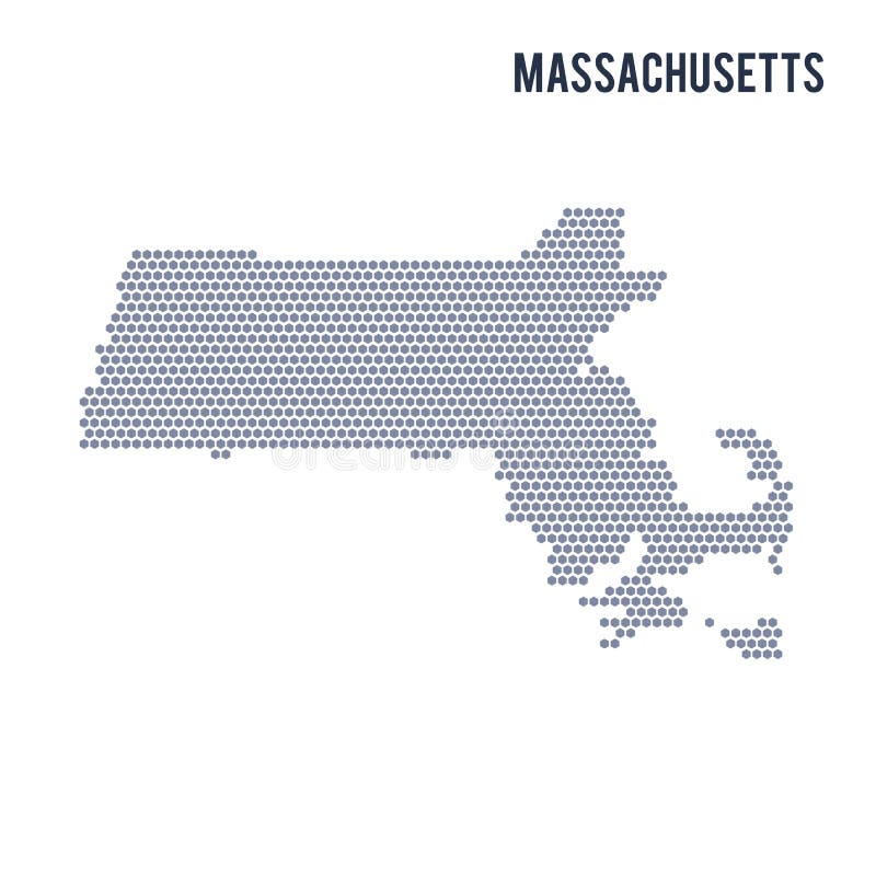 Massachusetts map. stock vector. Illustration of outline - 159939774