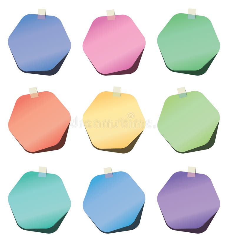 Hexagon Paper Notes Stock Illustrations – 30 Hexagon Paper Notes Stock ...