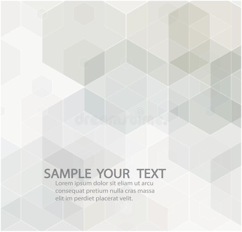 Vector Hexagons Pattern. Geometric Abstract Background with Simple ...