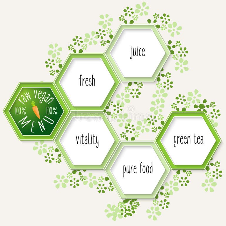 Vector hexagons stock illustration. Illustration of hand - 71613605