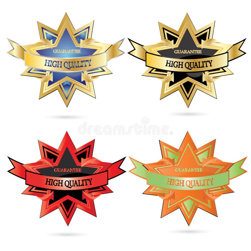 Vector High Quality Emblem stock vector. Illustration of certificate ...