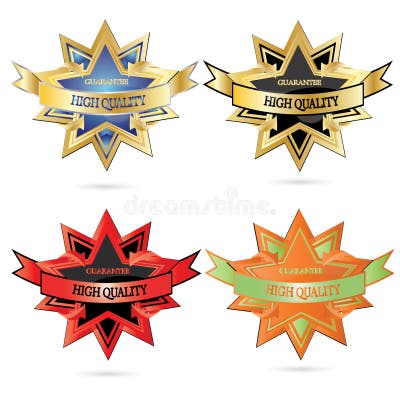 Vector High Quality Emblem stock vector. Illustration of certificate ...