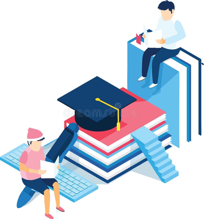 Vector of High Quality Smart and Diligent Student Animation Stock ...