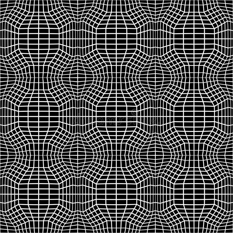 Vector Hipster Abstract Geometry Trippy Pattern with 3d Illusion Stock ...