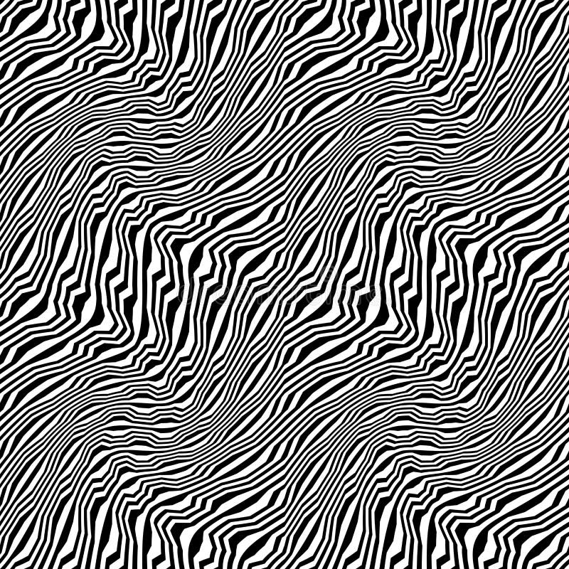 Vector Hipster Abstract Geometry Trippy Pattern with Stripes Stock ...