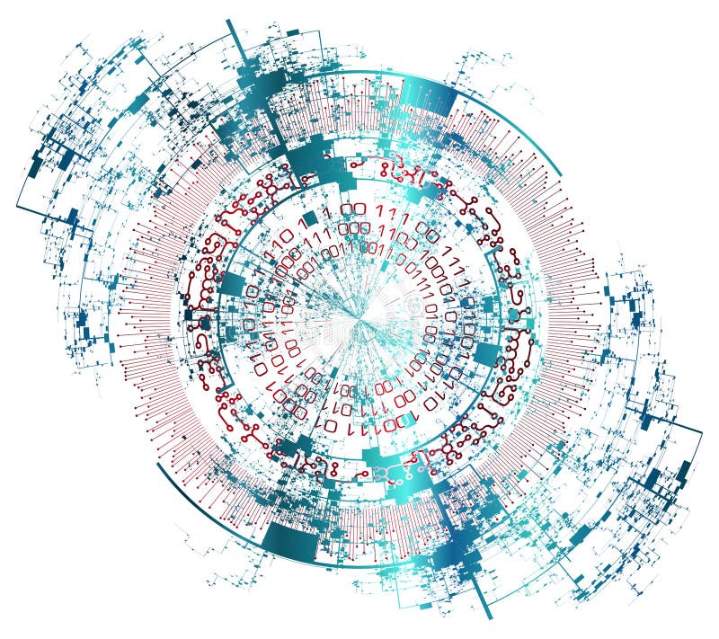 Vector HiTech Element - Technology Diagram Concept Vector Graphic ...