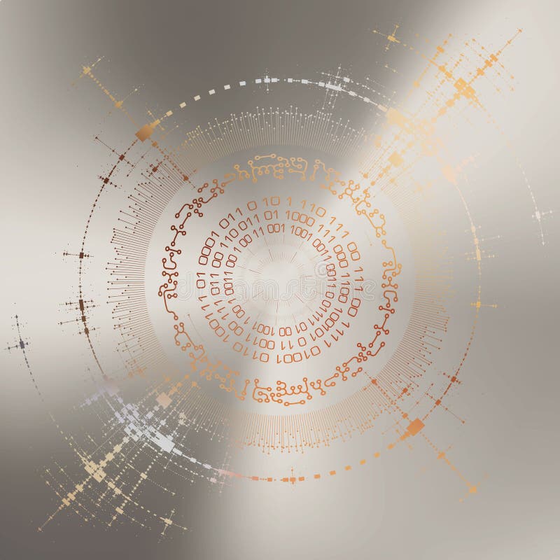 Vector HiTech Element - Technology Diagram Concept Vector Graphic ...