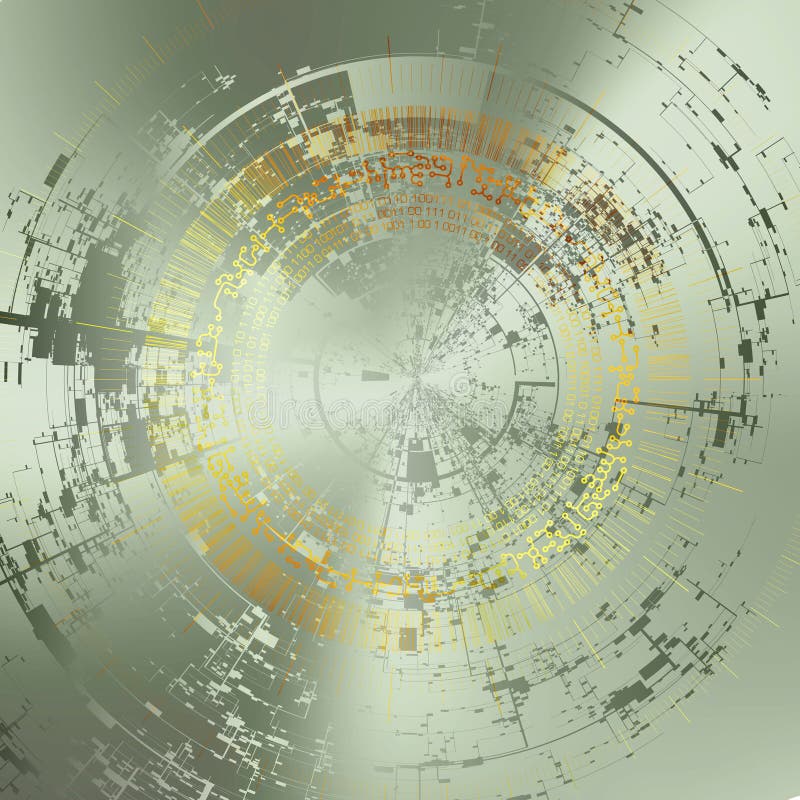 Vector HiTech Element - Technology Diagram Concept Vector Graphic ...