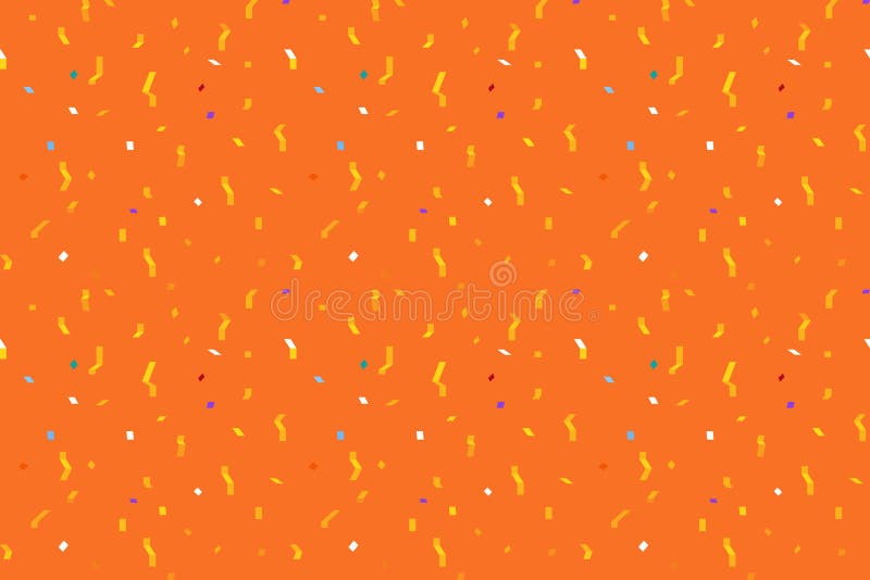 Vector Holiday Pattern Background. Orange Vector Seamless Pattern Stock ...