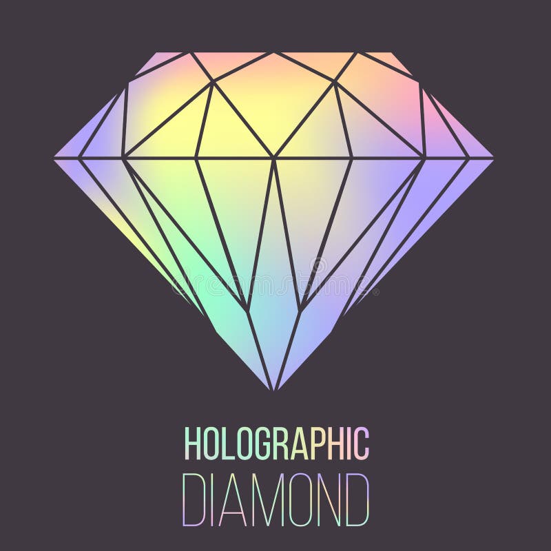 Holographic Diamond Stock Illustrations – 12,341 Holographic Diamond ...