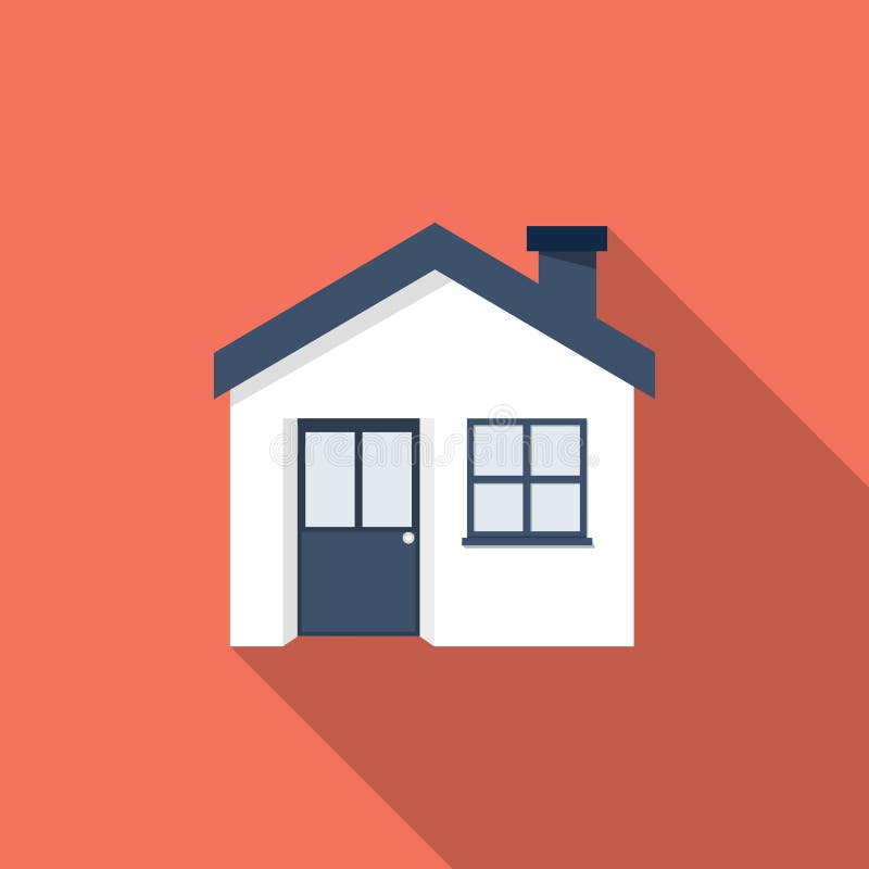 Vector Home illustration stock vector. Illustration of simple - 84844054