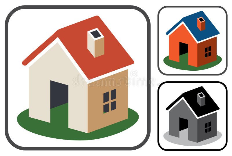 Vector home symbols stock vector. Illustration of grey - 28931677