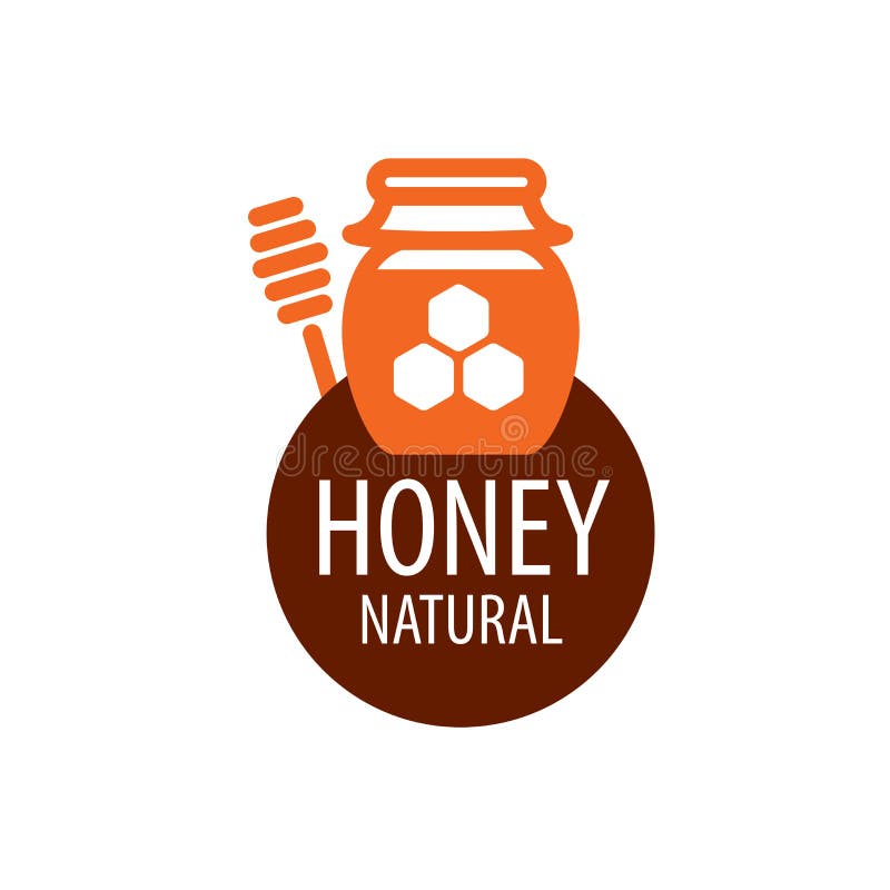 Vector honey logo stock vector. Illustration of design - 126263787