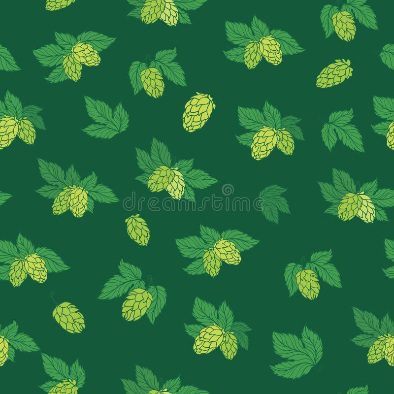Vector hops stock vector. Illustration of foliage, grain - 42097742
