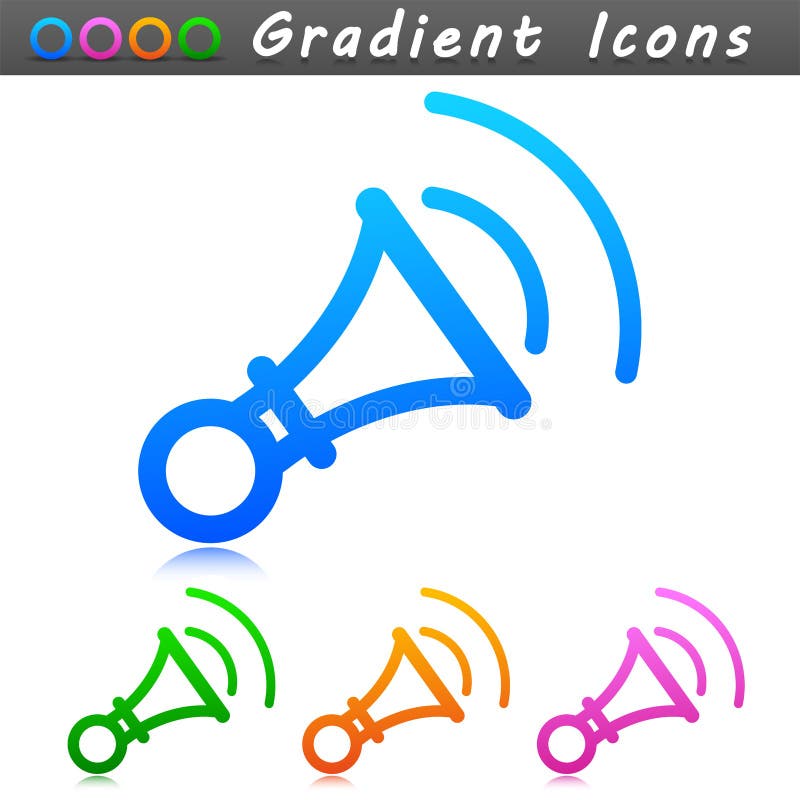 Vector Horn Symbol Icon Design Stock Vector - Illustration of symbol ...