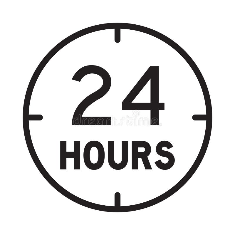 24 Hours Logo 3,200+ 24 7 Logo Stock Illustrations, Royalty Free