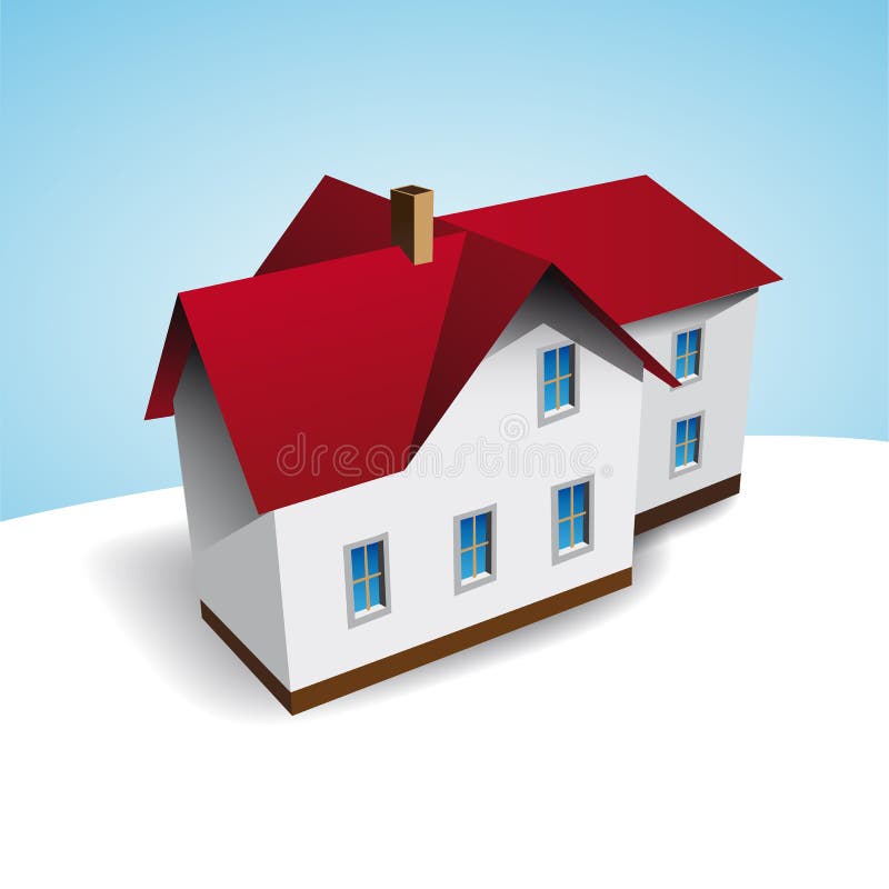 Vector house stock vector. Illustration of home, wall - 30623945