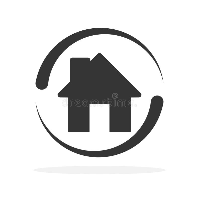 Vector House icon stock illustration. Illustration of design - 163717682