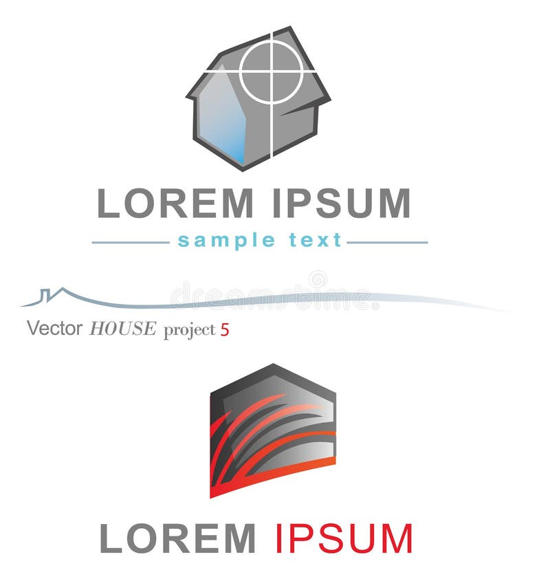 Vector house project stock vector. Illustration of properties - 33348953