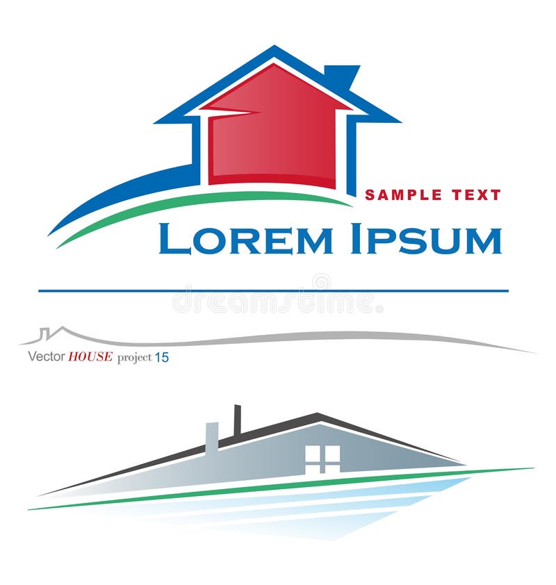 Vector house project stock vector. Illustration of design - 33351246