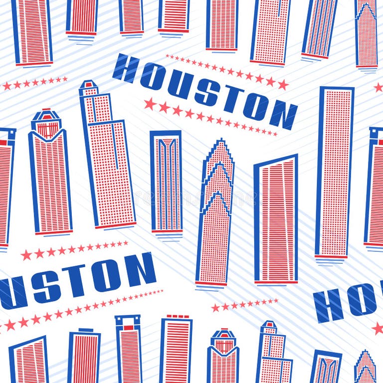 Seamless Houston Pattern Stock Illustrations – 26 Seamless Houston ...