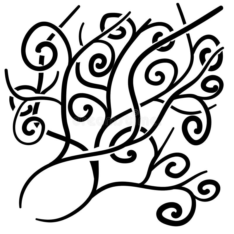 Vector Huge Doodles Corve Background 33 Stock Vector - Illustration of ...