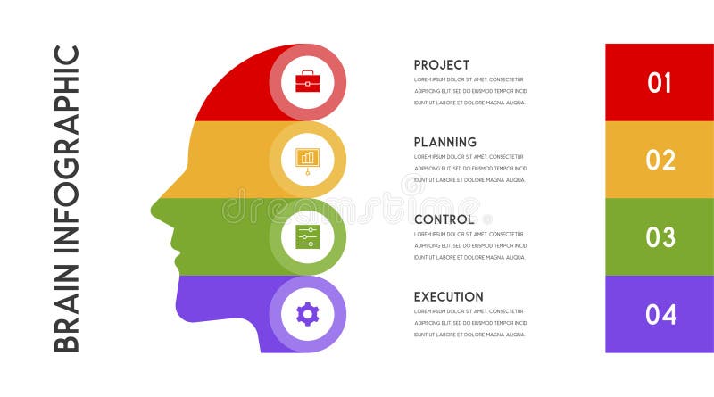 Vector Human Head and Other Elements for Infographics Stock Vector ...