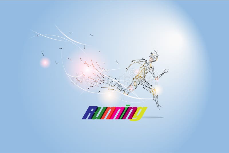 Vector of Human Running Action Stock Vector - Illustration of person ...