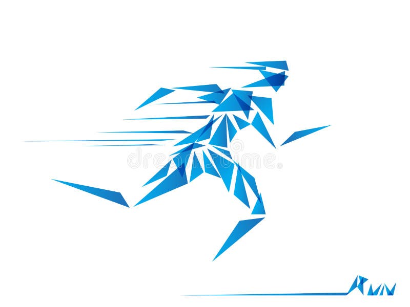 Vector Of Human Running Action Stock Vector - Illustration of leisure ...