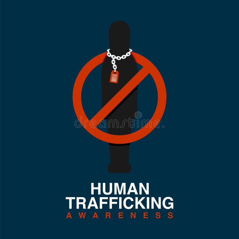 Vector Human Trafficking Awareness Day Poster Stock Vector ...