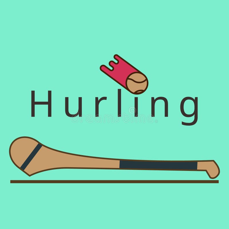 Logo Vector Hurling Game. Irish Hurling Stock Vector - Illustration of ...