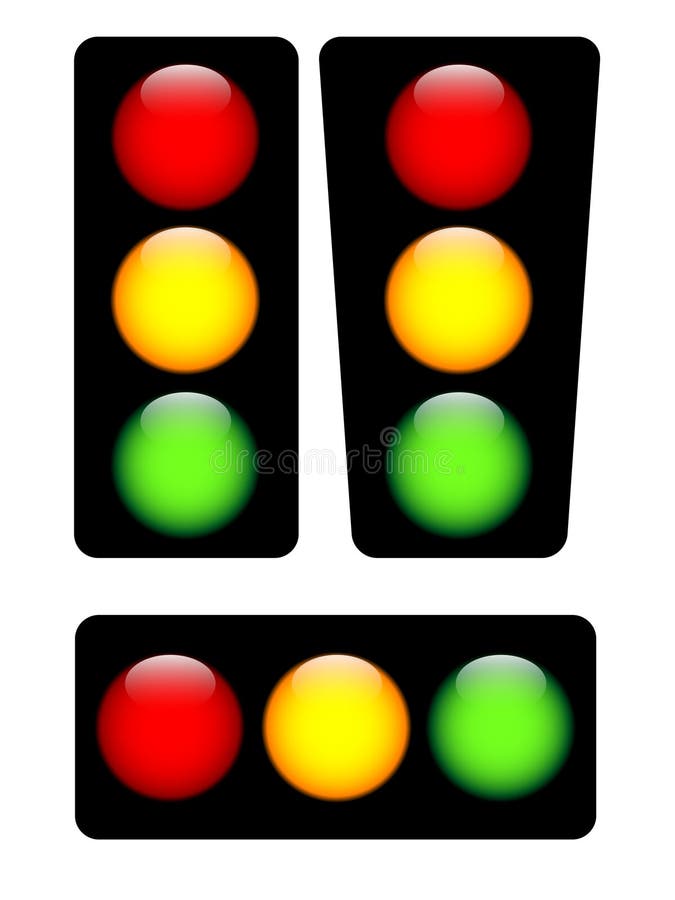 Semafori di vettore illustrazione vettoriale. Illustrazione di ...