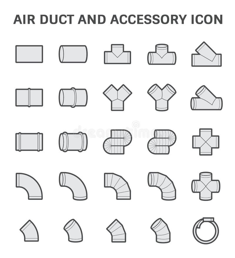 Air duct icon stock vector. Illustration of ducting - 100553872