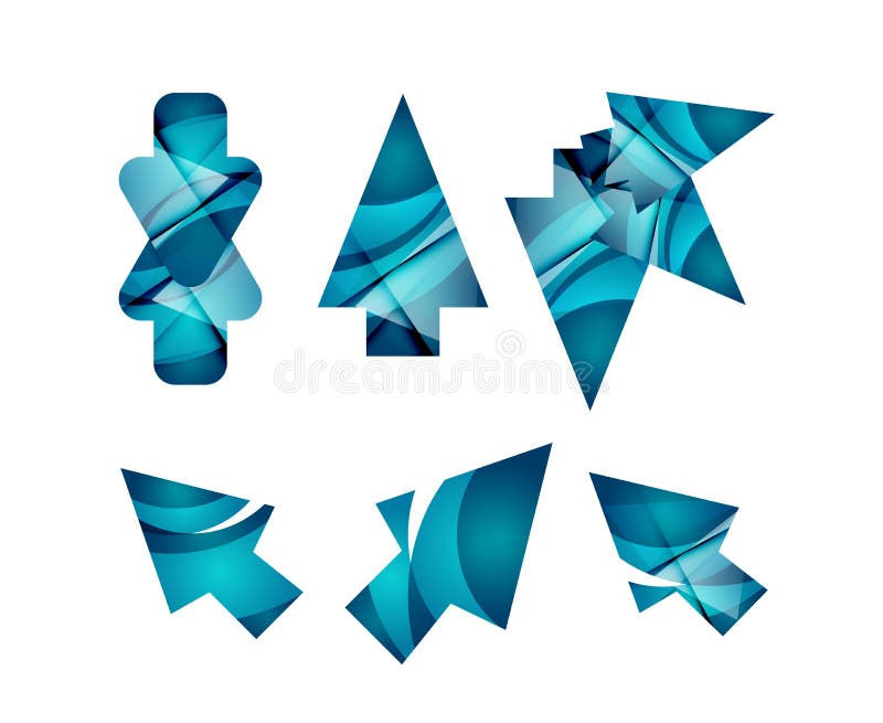 Vector Icon, Arrow Mouse Pointer or Directional Symbol Stock Vector ...