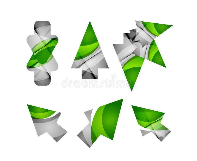 Vector Icon, Arrow Mouse Pointer or Directional Symbol Stock Vector ...