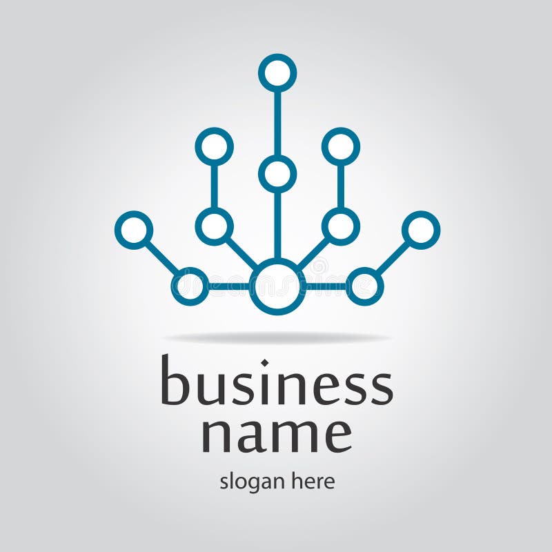 Icon Atom Electrical Circuit Stock Vector - Illustration of business ...