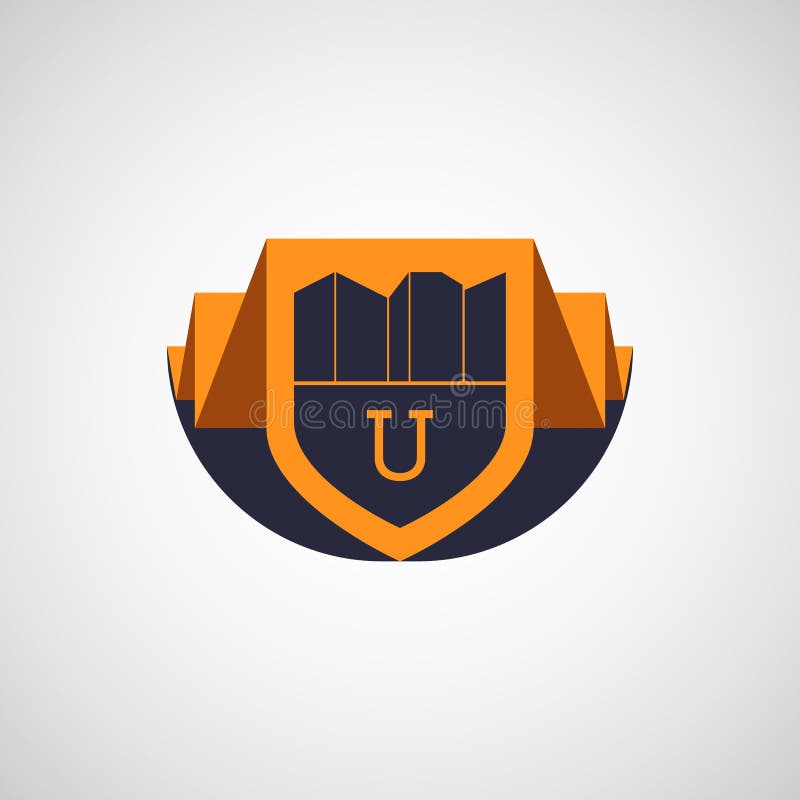 Abstract Letter U Logo Design Idea. Stock Illustration - Illustration ...