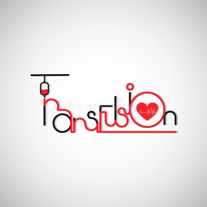 Transfusion Logo Design Idea. Stock Vector - Illustration of dropper ...